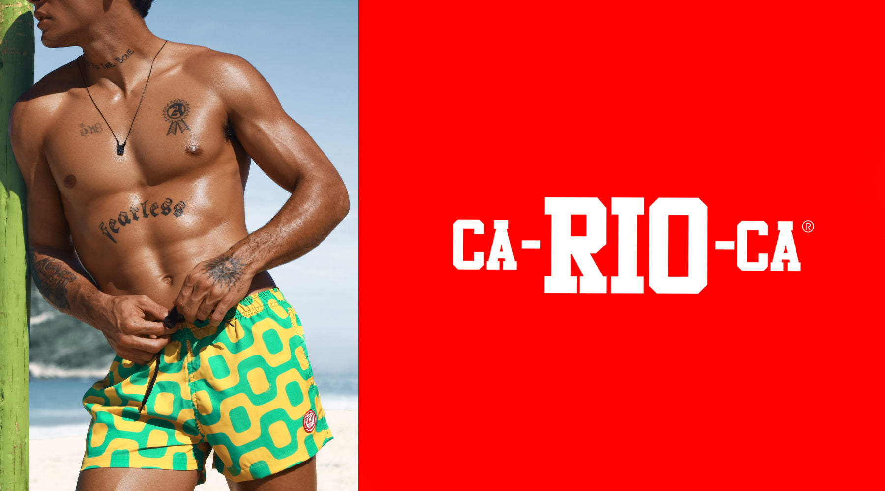 CA-RIO-CA Sunga Trajes de baño | Ropa de playa para hombres | Shorts de ...